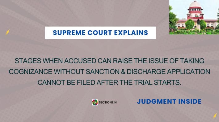 Discharge: Discharge application cannot be filed after the trial starts ...
